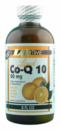 Lifetime Liquid Co-q 10 – 8 Fl. Oz. – Natural Vanilla Orange Flavor ...